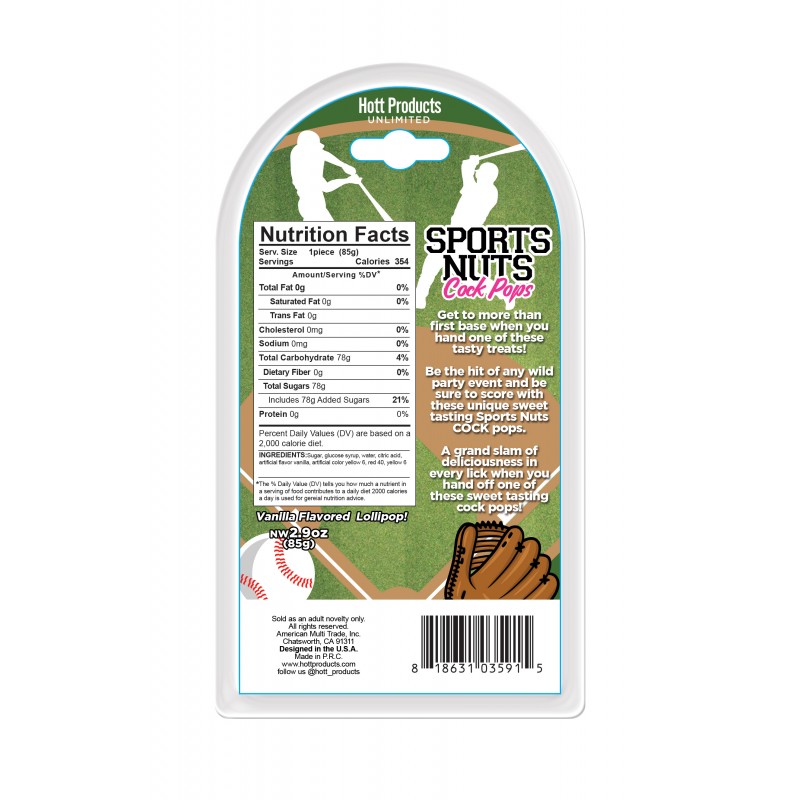 Sports Nuts Cock Pop (Baseball)